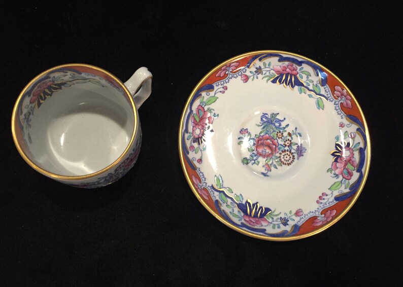 Antique 19th Century Copeland Spode Demitasse Cup & Saucer - Etsy