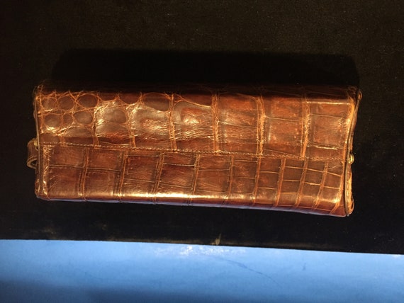 Vintage Barrel shape alligator purse 1940 - Gem