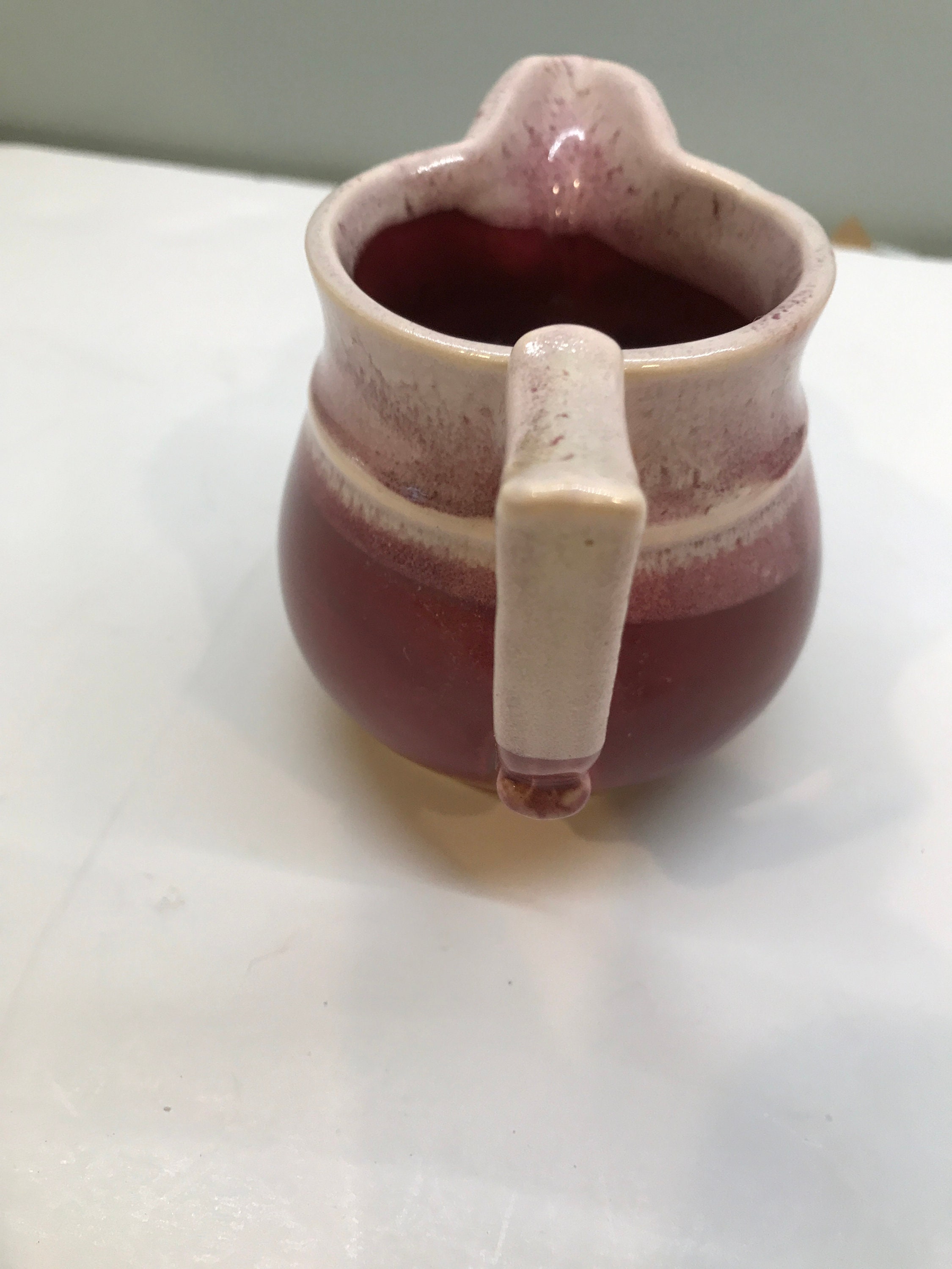 Vintage Red Wing Creamer With Drip Glaze - Etsy