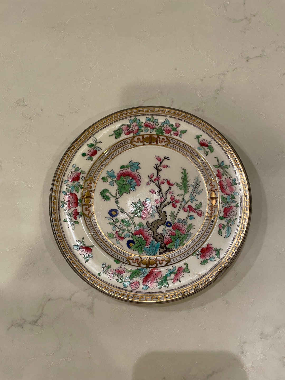 Antique India Tree Plate Royal Doulton - Etsy