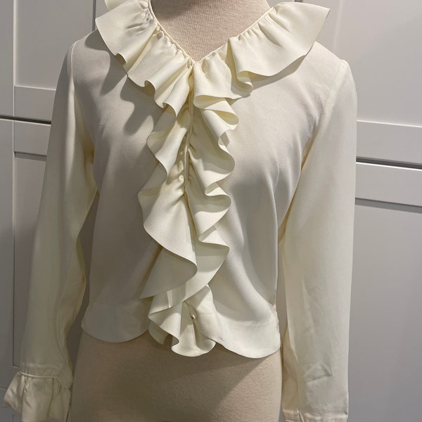 Ruffled Blouse - Etsy
