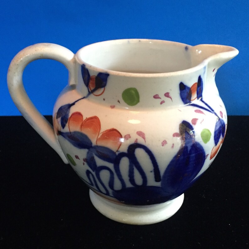 Gaudy Welsh Pitcher/creamer Jug by Allerton’s - Etsy