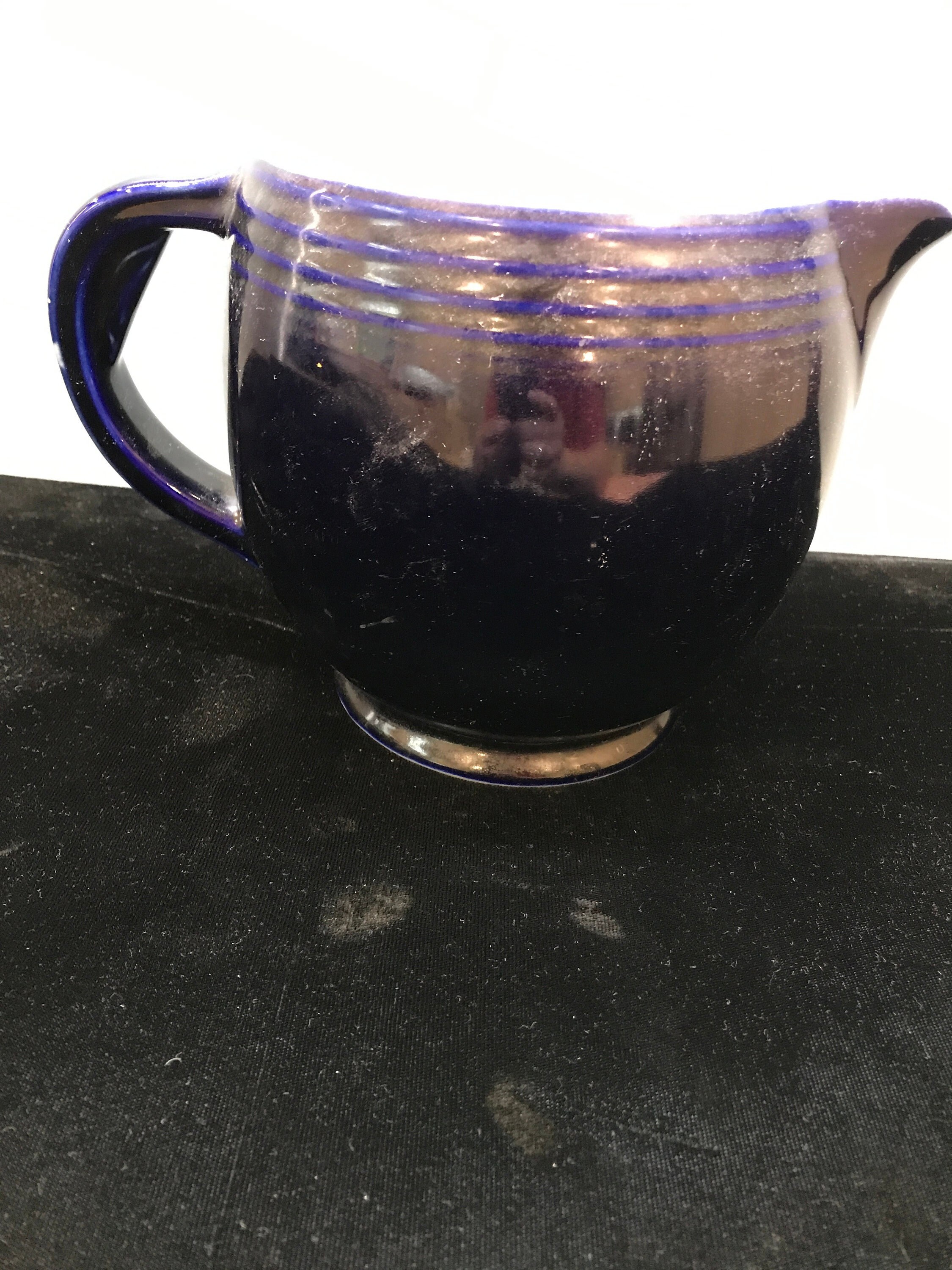 Cobalt Blue Water Jug - Etsy