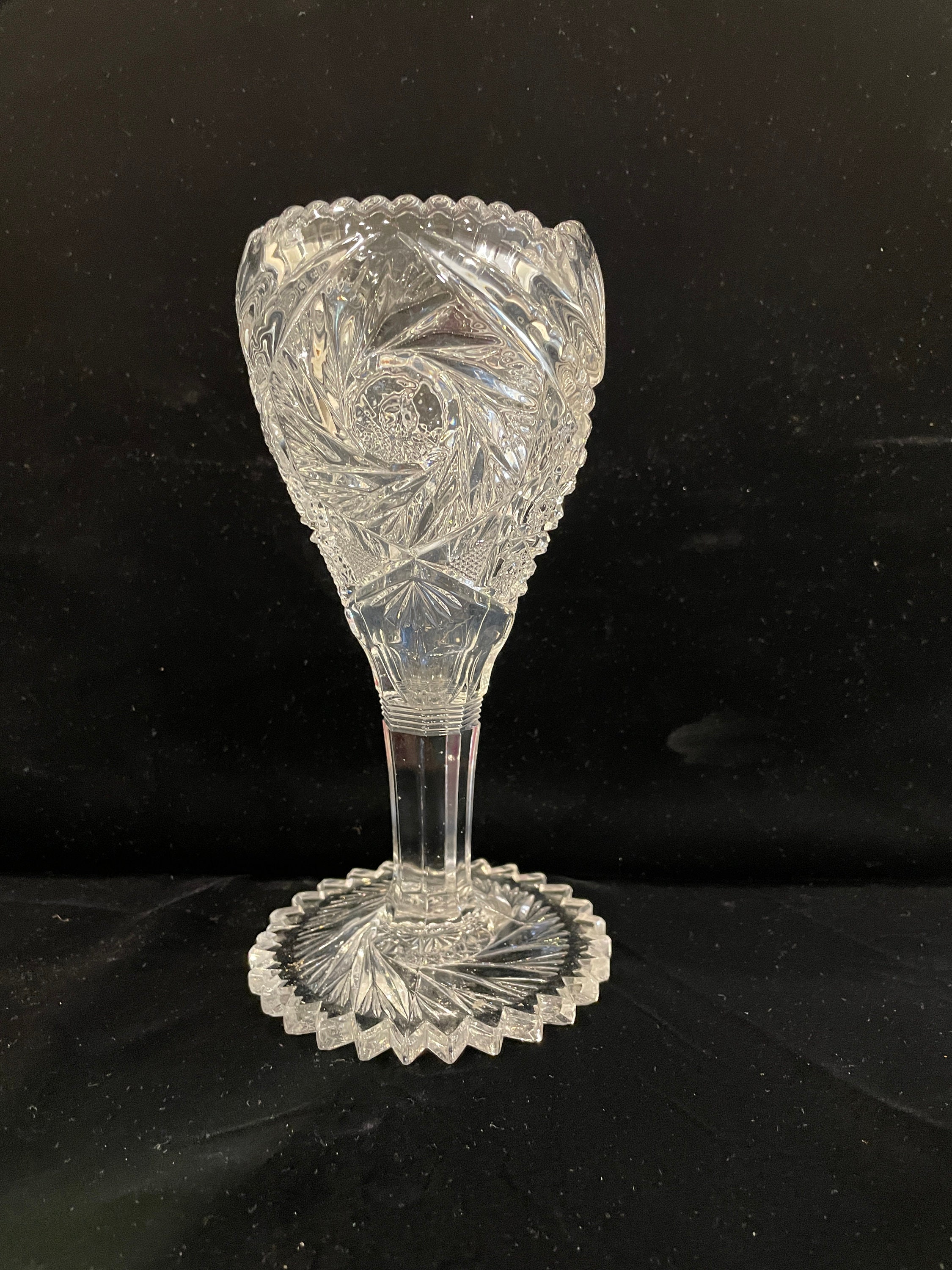 1920 Imperial Glass Vase Rose Marie Pattern - Etsy