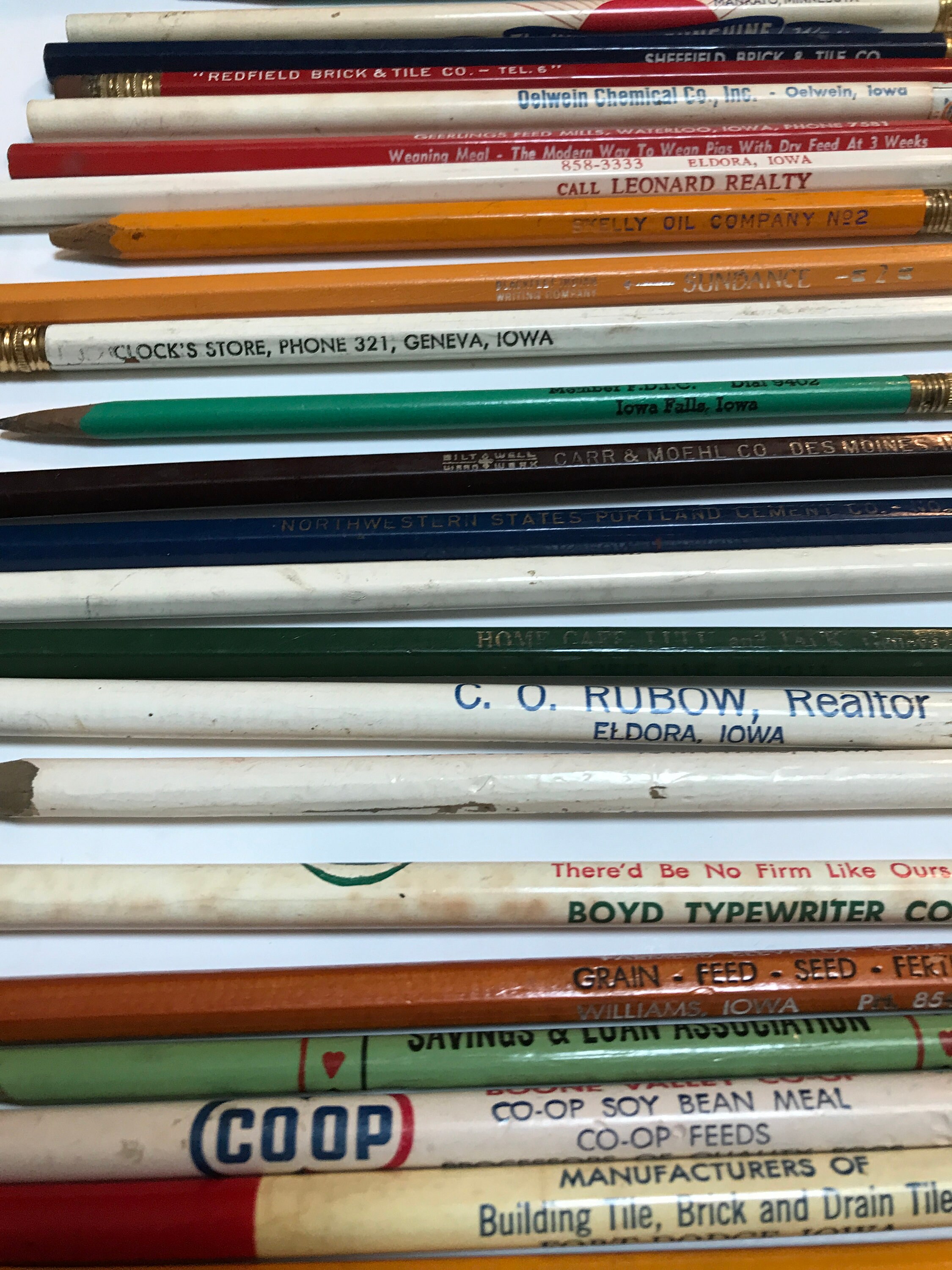 24 Advertising Pencils - Etsy