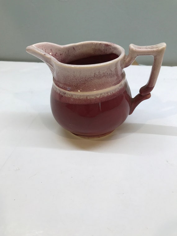 Vintage Red Wing Creamer With Drip Glaze - Etsy