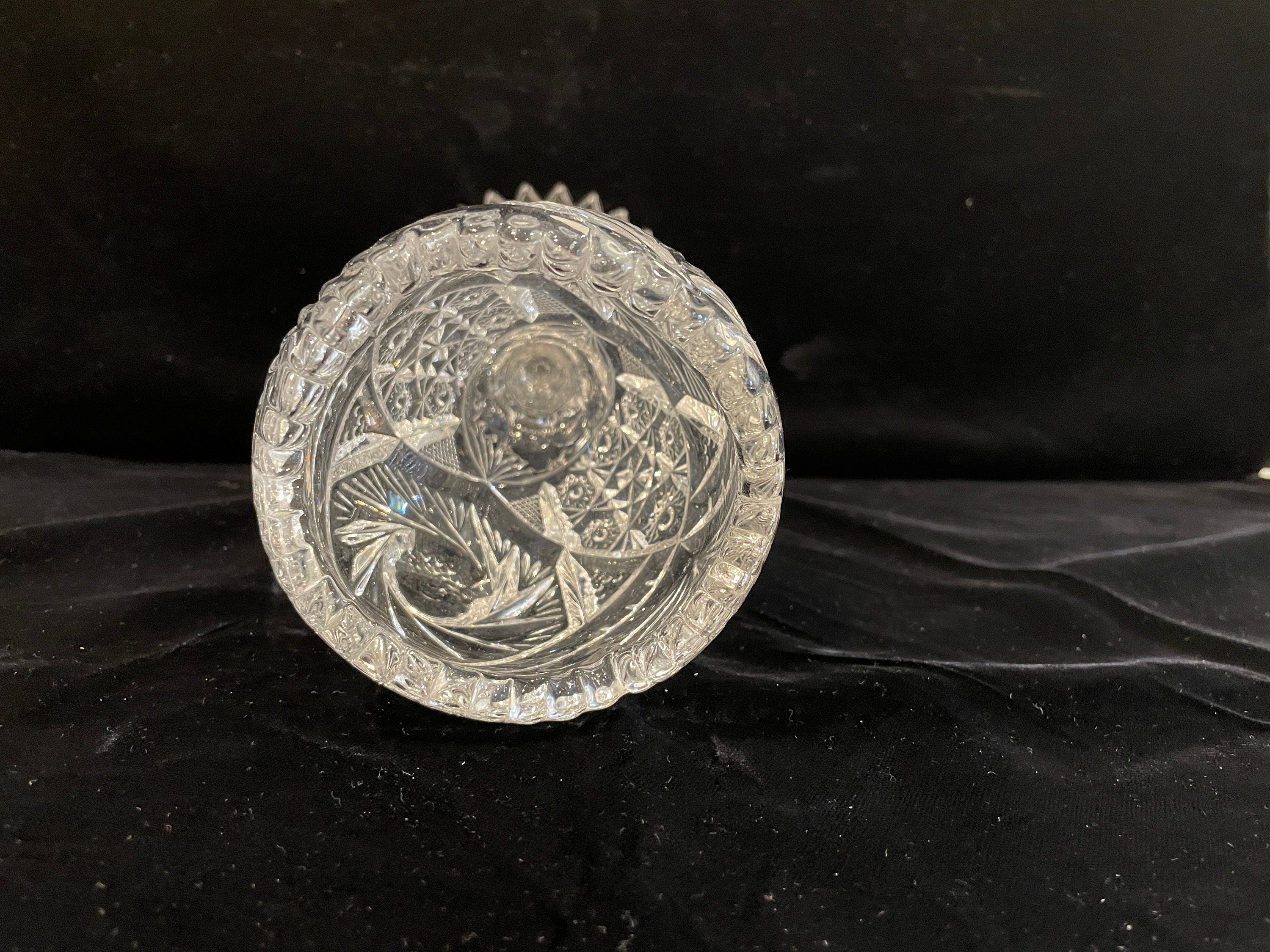 1920 Imperial Glass Vase Rose Marie Pattern - Etsy