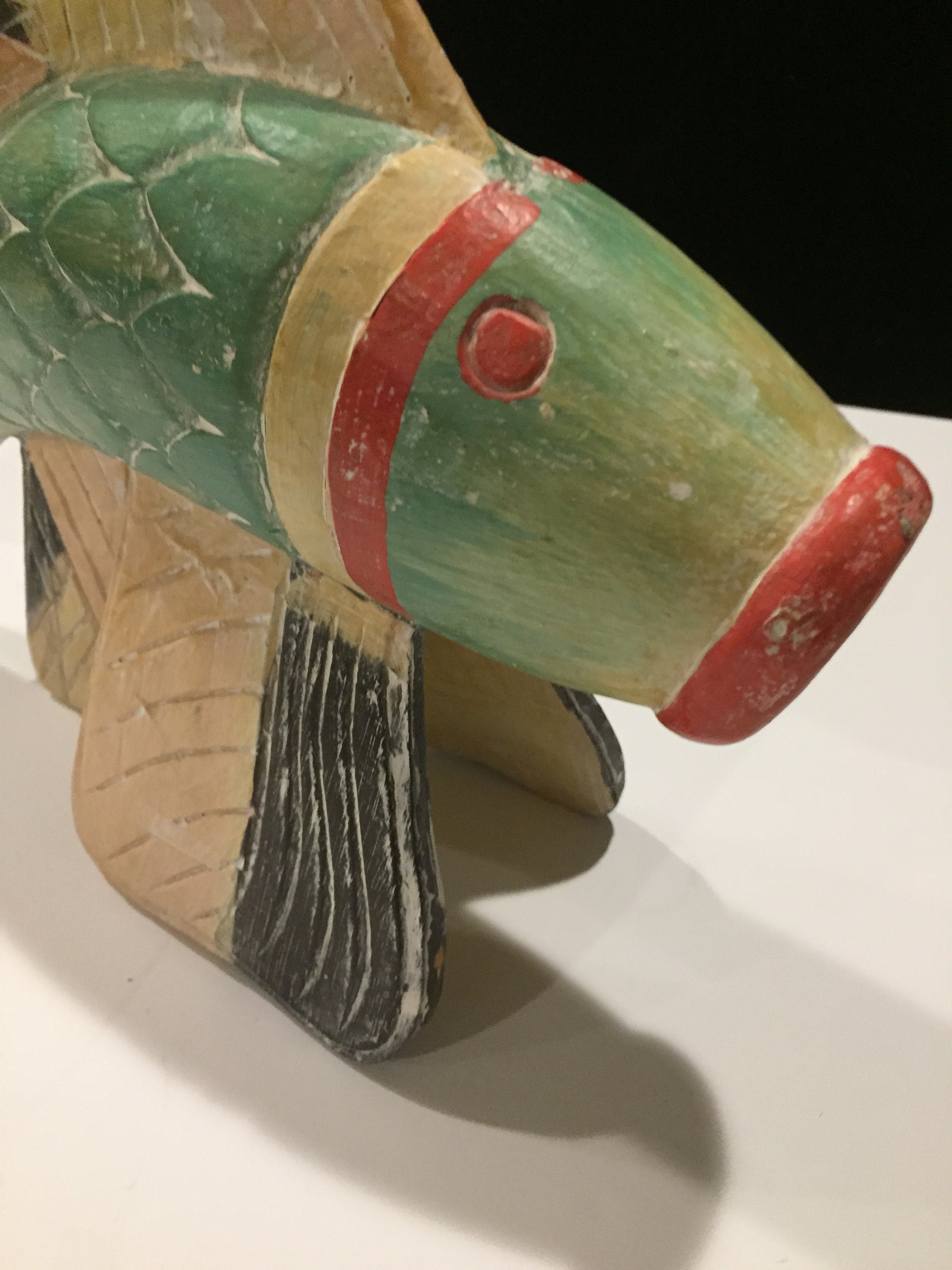 Primitive Carved Fish - Etsy