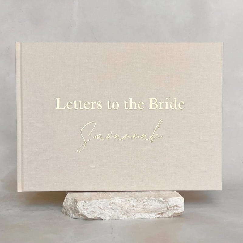 Letters to the Bride Book - Etsy