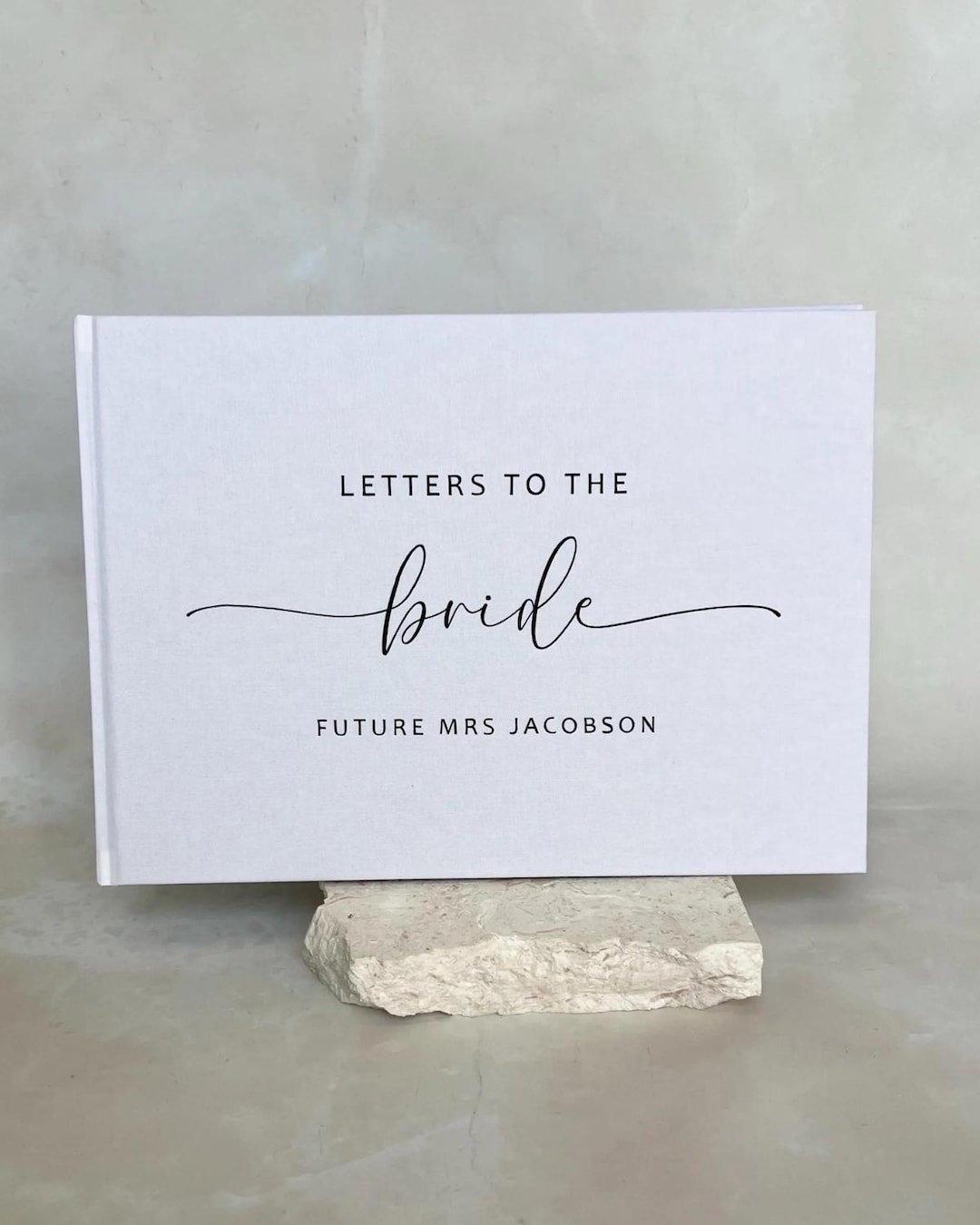 Letters to the Bride | Personalised Letters to Bride Book | Custom Hens ...