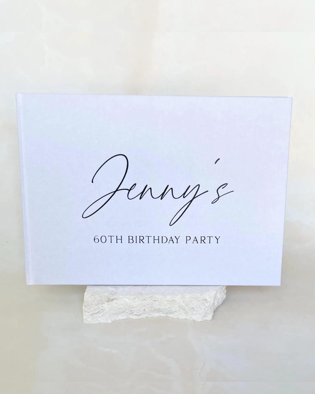 Birthday Guest Book | Personalised Guest Book | Birthday Party Book ...