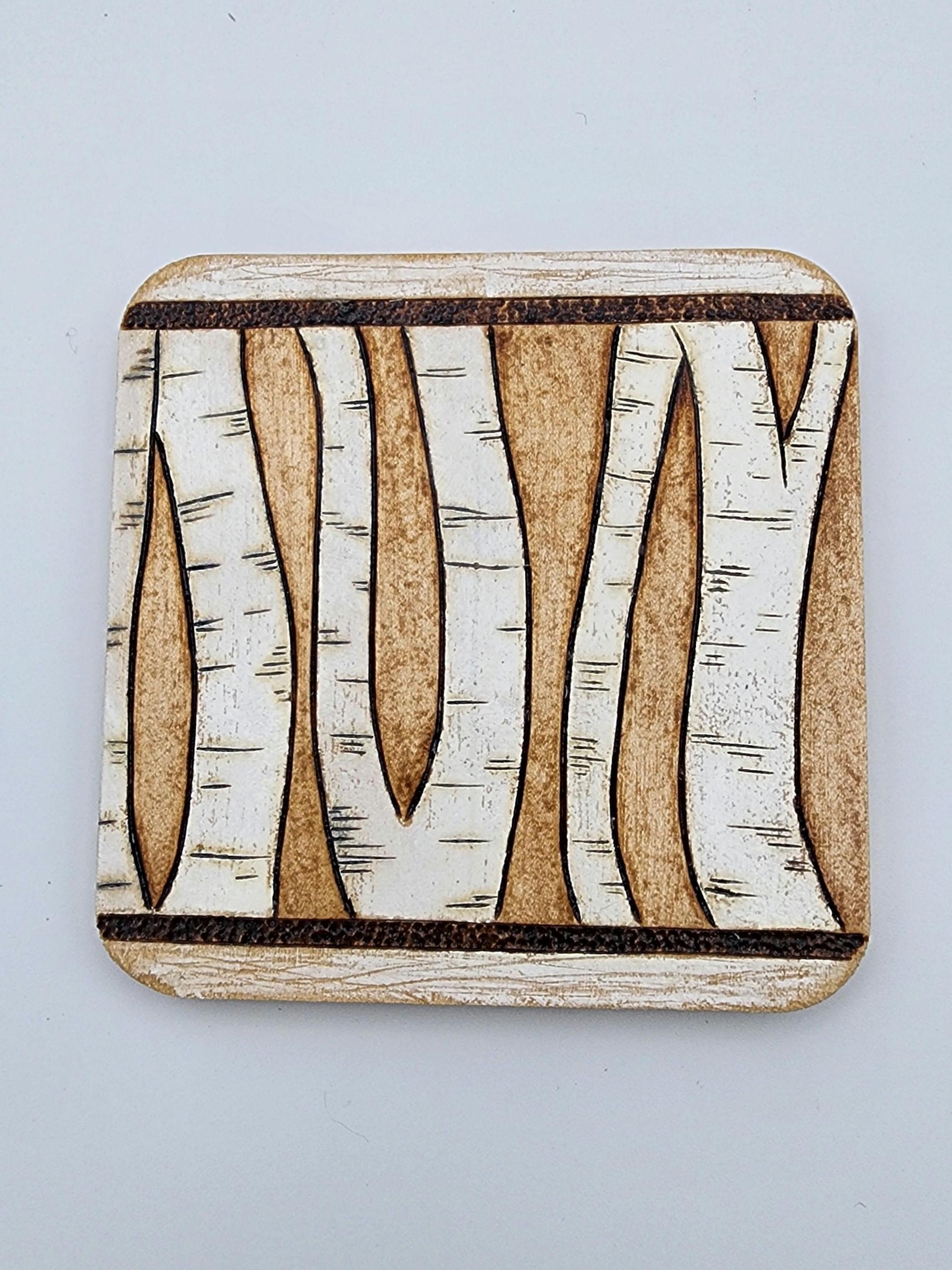 Magnet - Birch Trees Pattern - Etsy