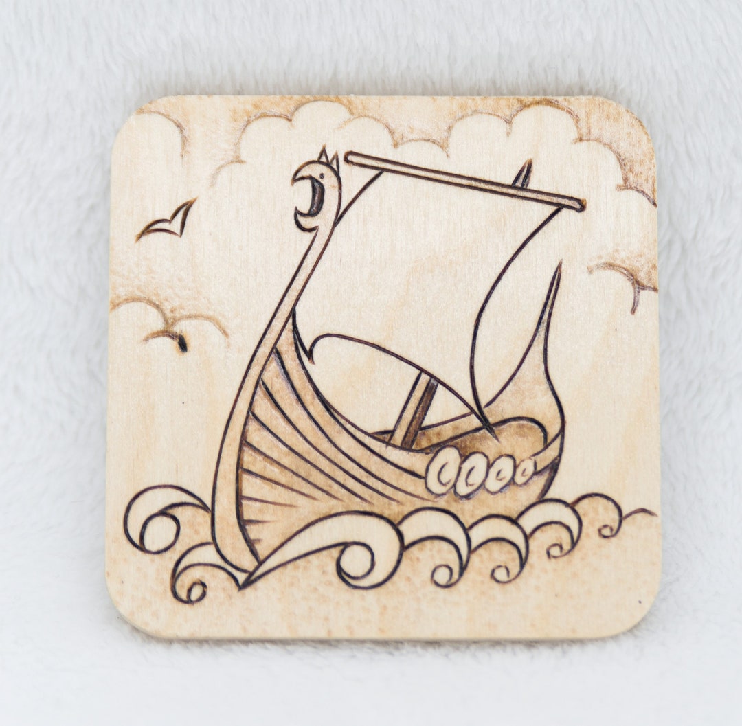Magnet Viking Ship - Etsy