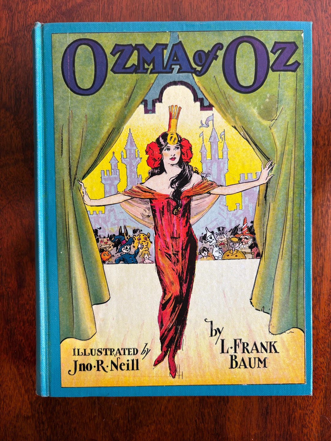 Vintage Ozma of OZ Hardcover Book 1907 Copyright Date Wicked Wizard B&W ...