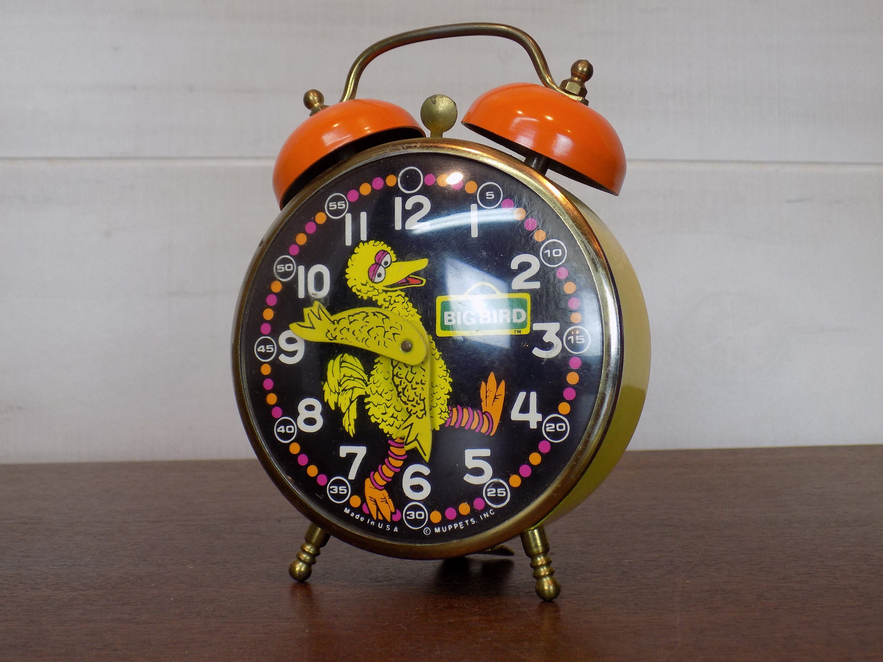 Vintage Big Bird Sesame Street Alarm Clock - Etsy