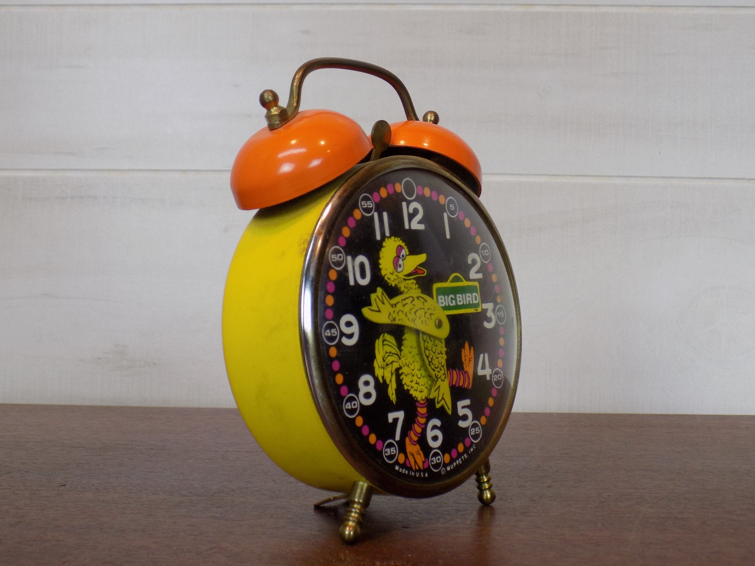 Vintage Big Bird Sesame Street Alarm Clock - Etsy