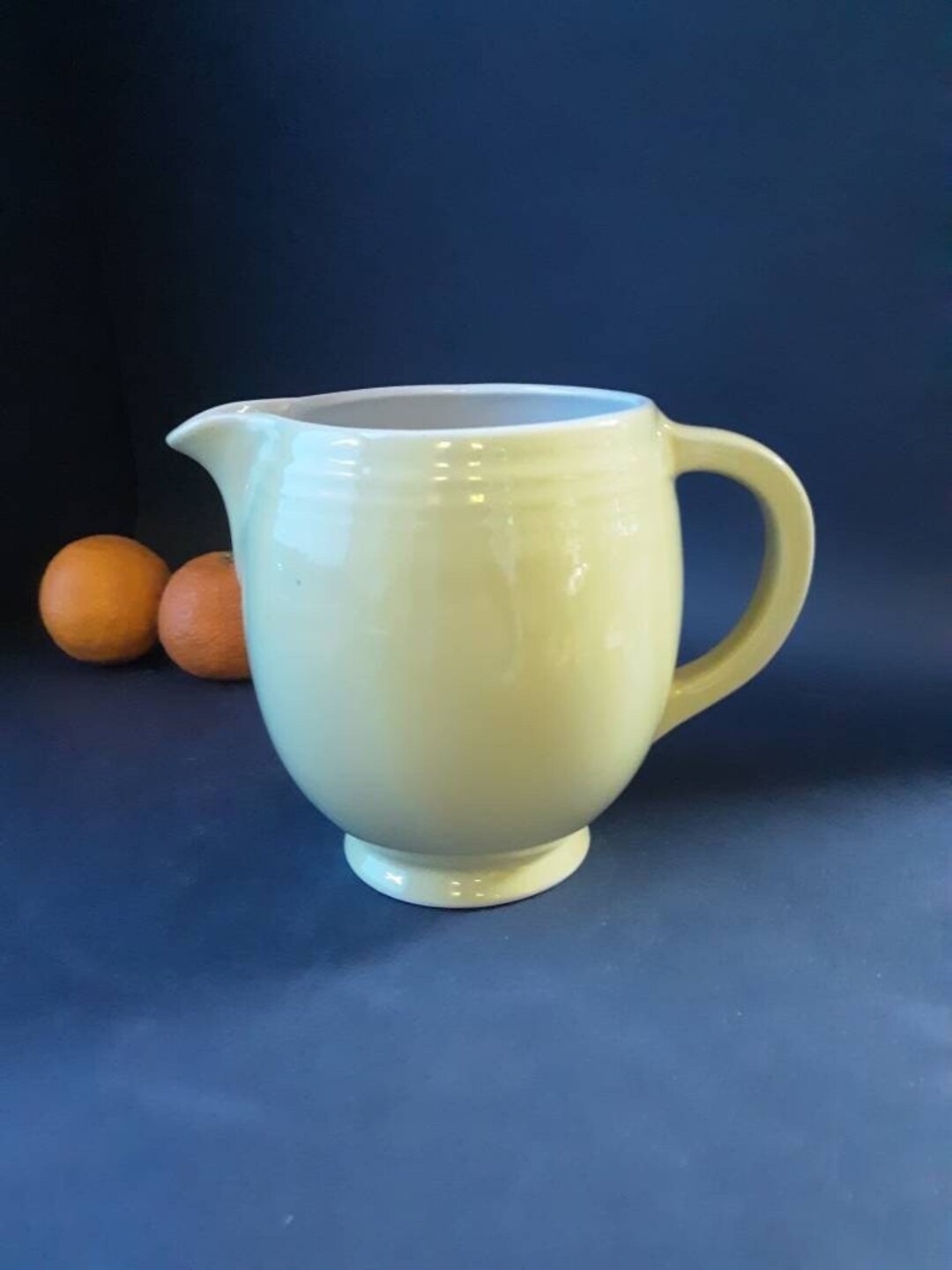 Vintage Hall Batter Pitcher Canary Yellow 3 Cup - Etsy