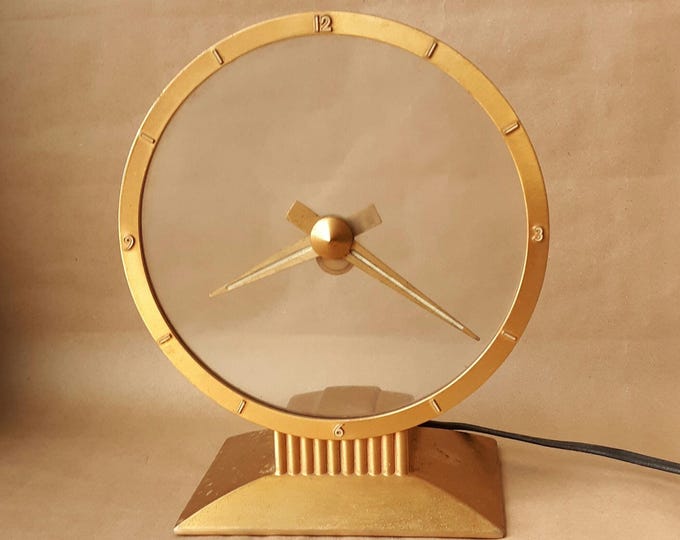 Vintage Jefferson's Golden Hour Clock Parts/project - Patent Pending ...