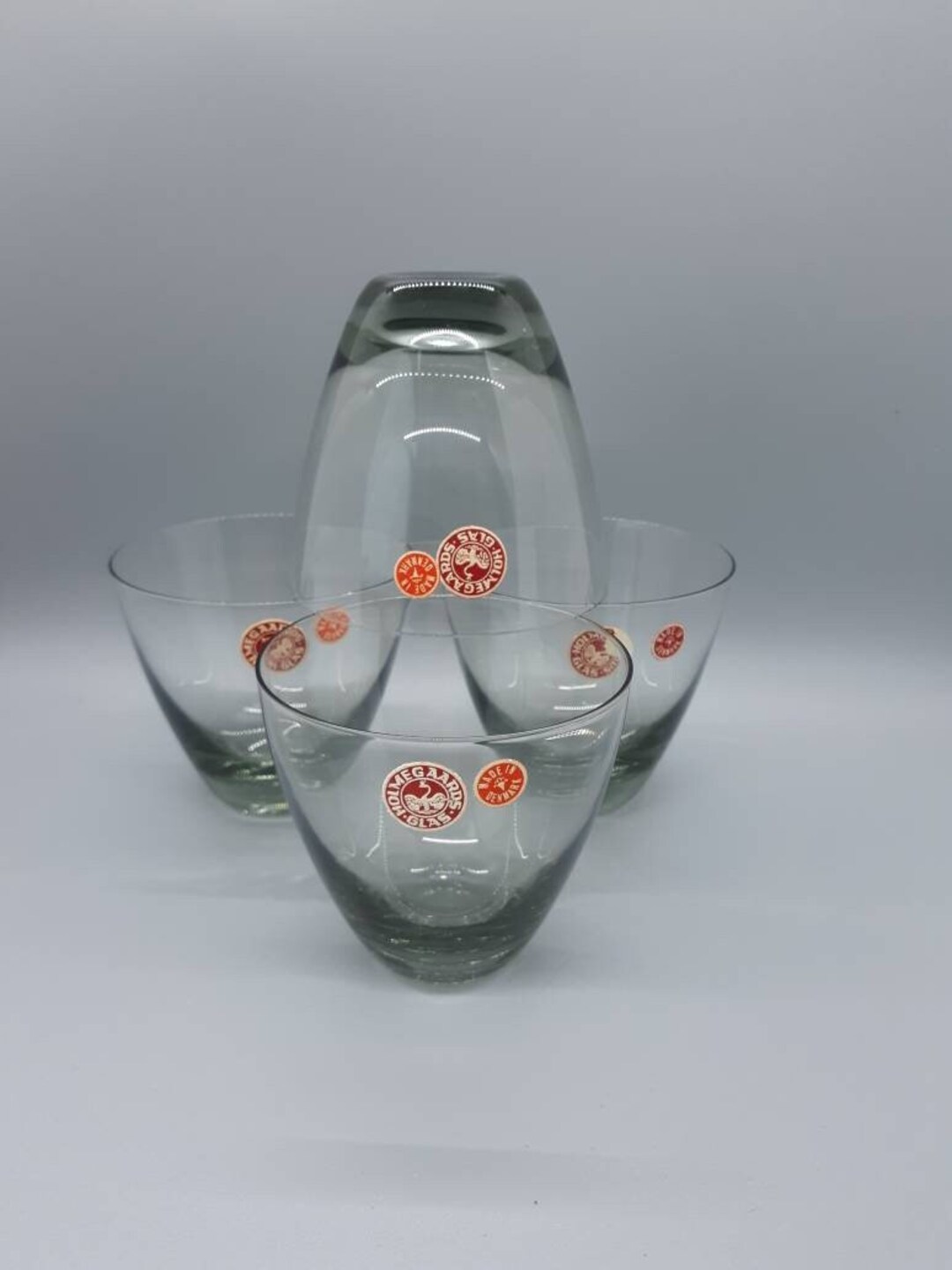 Vintage Holmegaard per Lutkin Copenhagen Rocks Glasses - Etsy