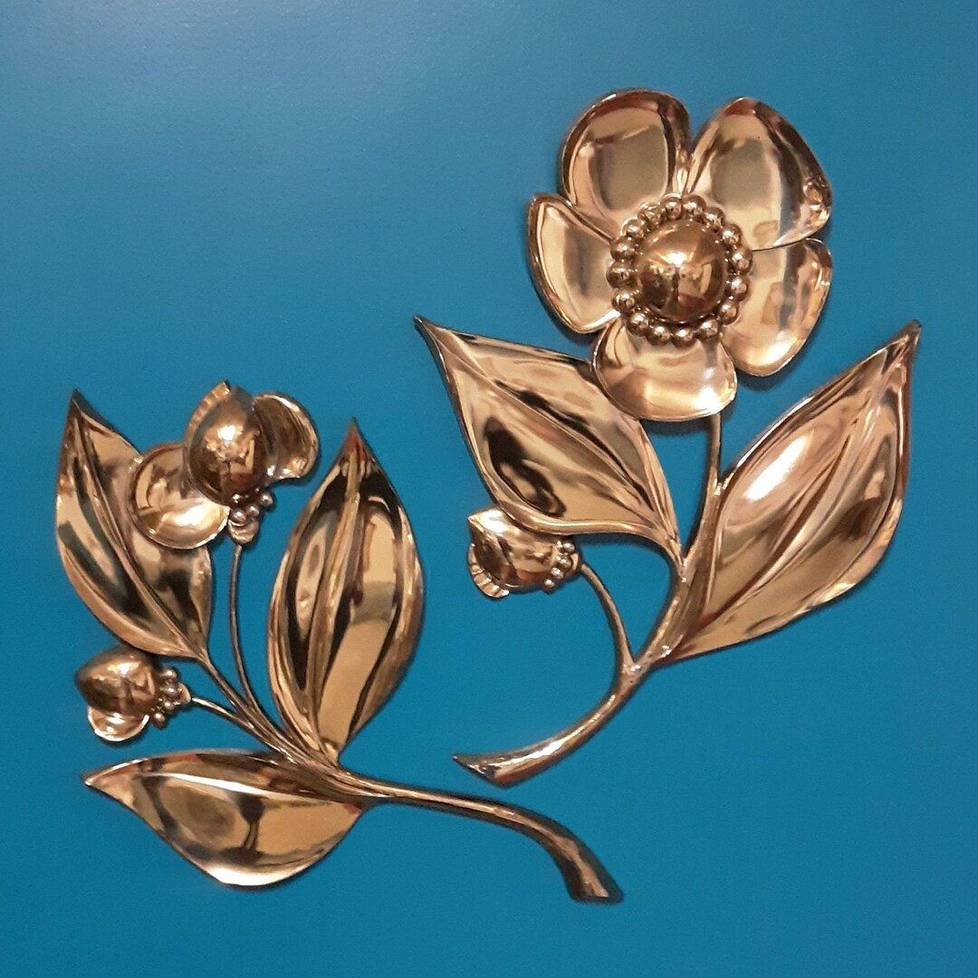 Large Vintage Syroco Poppy Flower Wall Hangings - 20" #7444 - Etsy