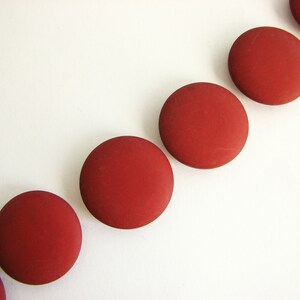 Dark red buttons | Etsy