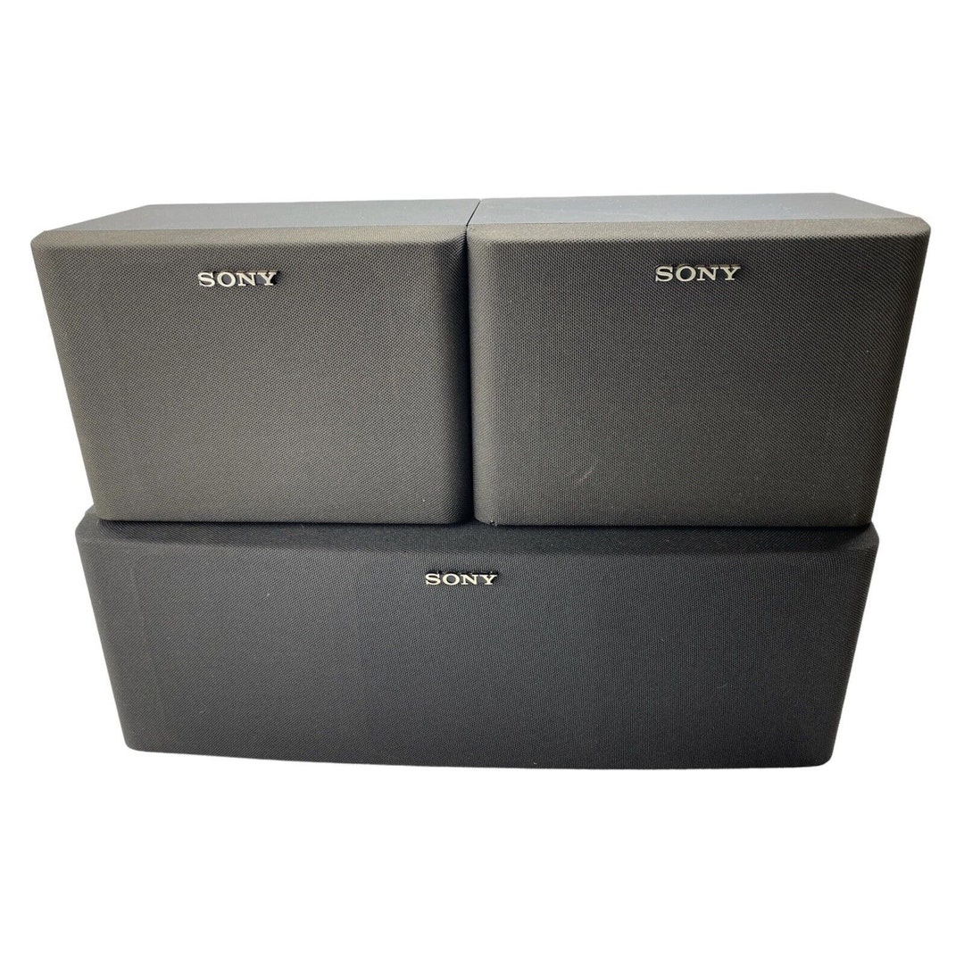 Sony Speaker Set SS-U31 Right Left & SS-CN62 Center Channel Wood ...