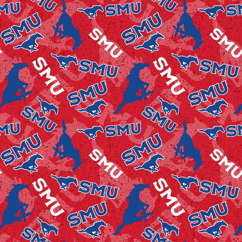 Southern Methodist University Officially Licensed Fabric SMU - Etsy