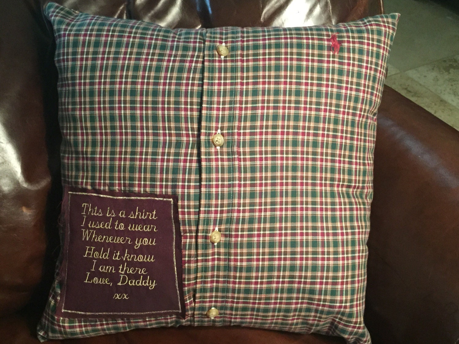 Custom Memory Pillow - Etsy