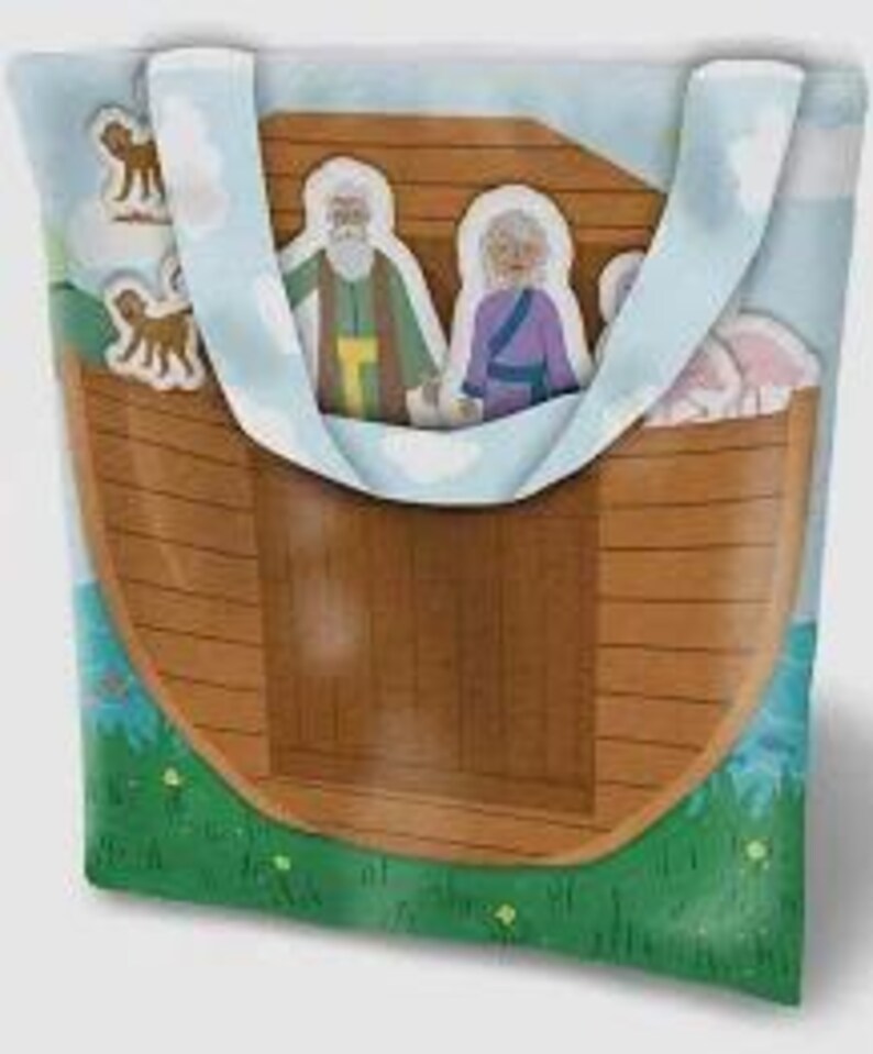 Two by Two Noah's Ark Quiet Book Felt Panel - Etsy