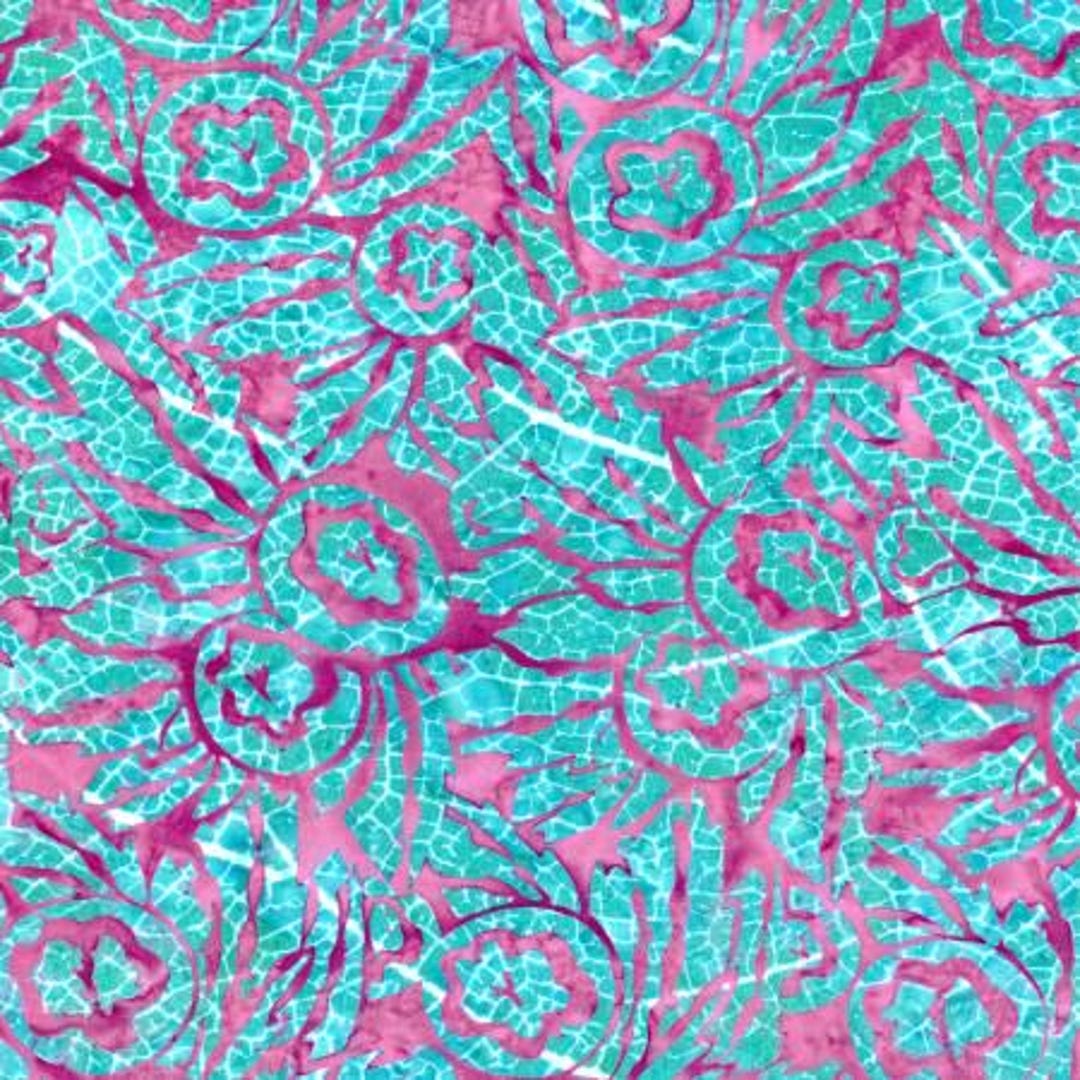 Bedazzled Batik Roses in Raspberry Jade by Riley Blake - Etsy