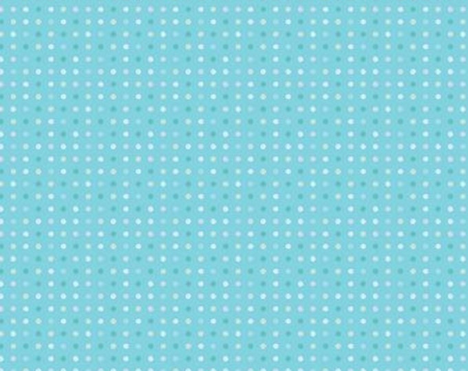 Seeing Spots Aqua Velvet by Poppie Cotton - Etsy