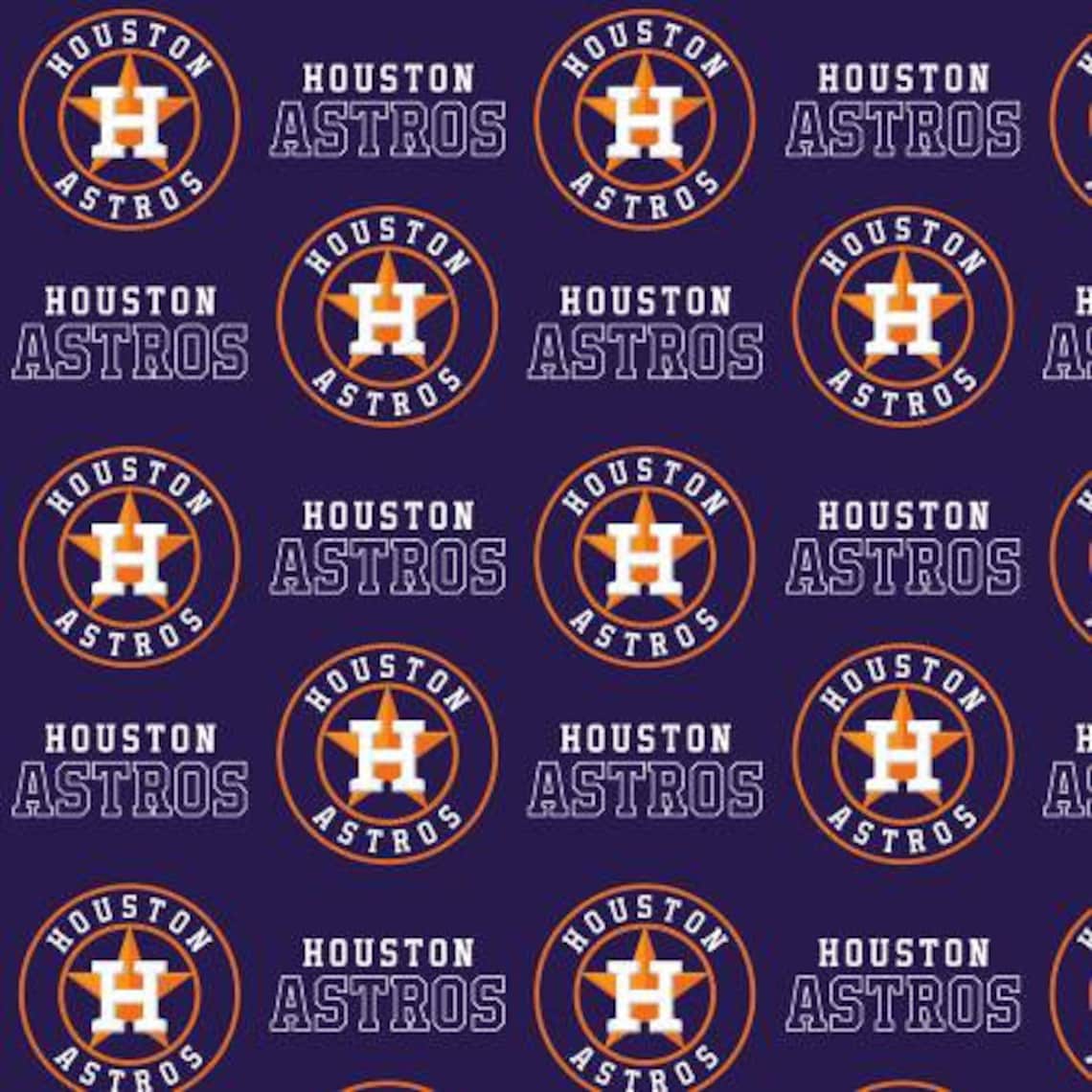 Houston Astros 60 Wide 100% Cotton Fabric - Etsy