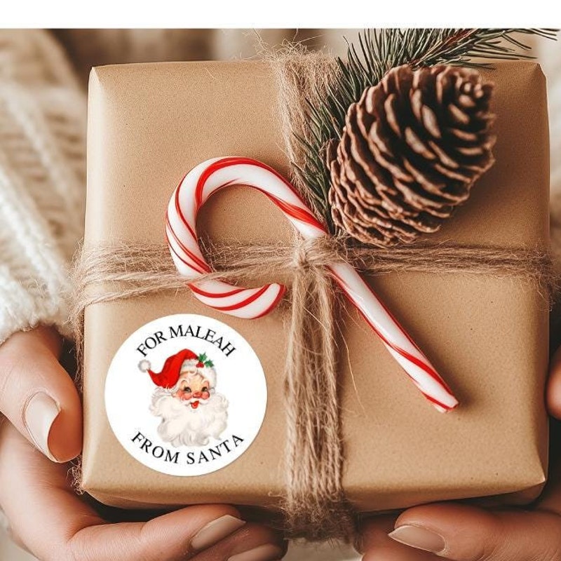 Free Santa Shipping Label - Etsy