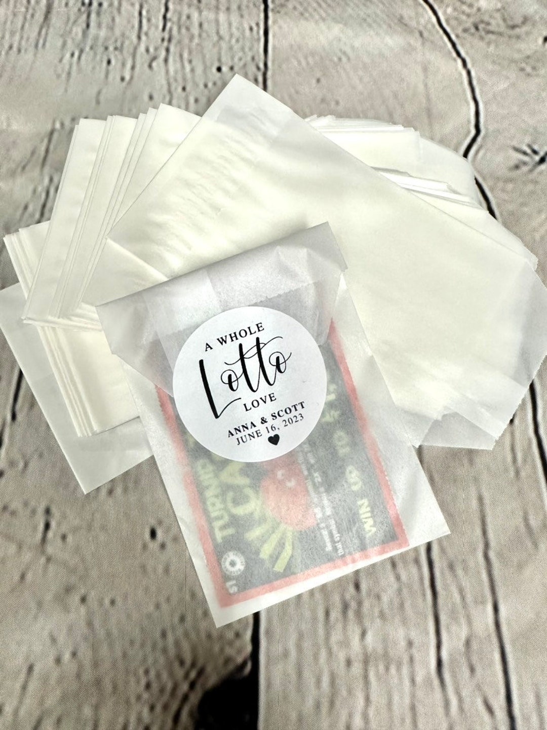 40 WHOLE LOTTO LOVE Labels & Bags - Etsy