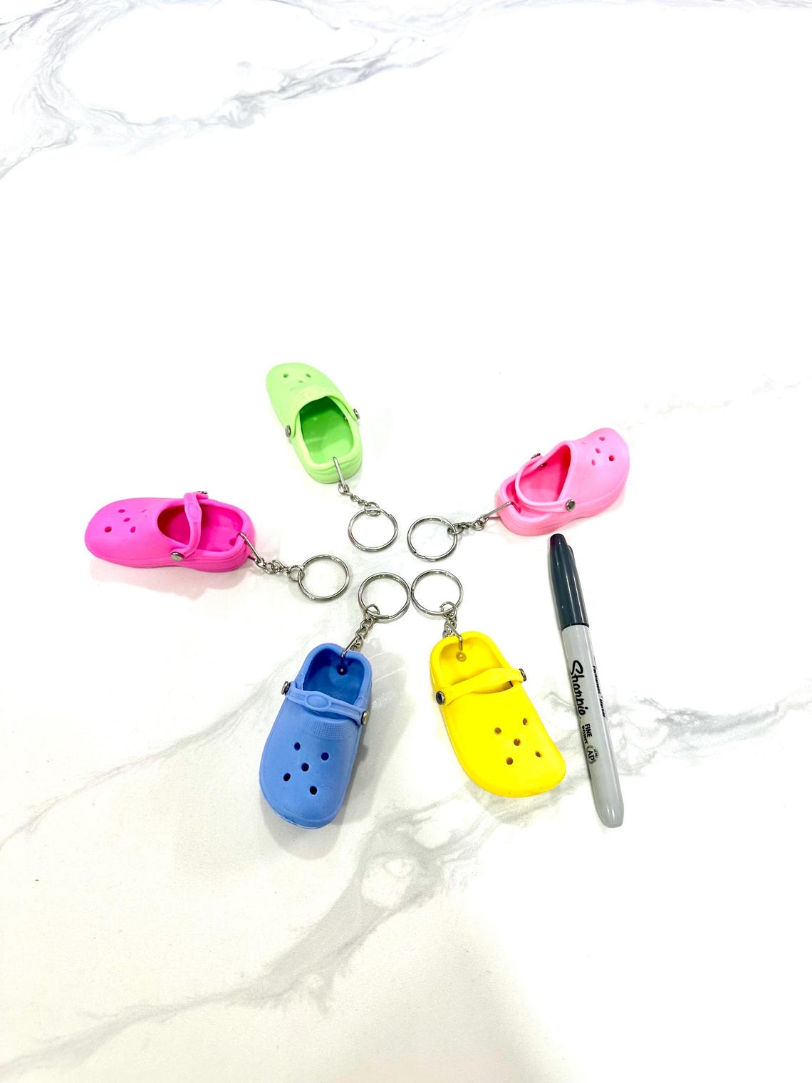 Valentine Croc Keychains – "you Croc My World" Favors With Tag and ...