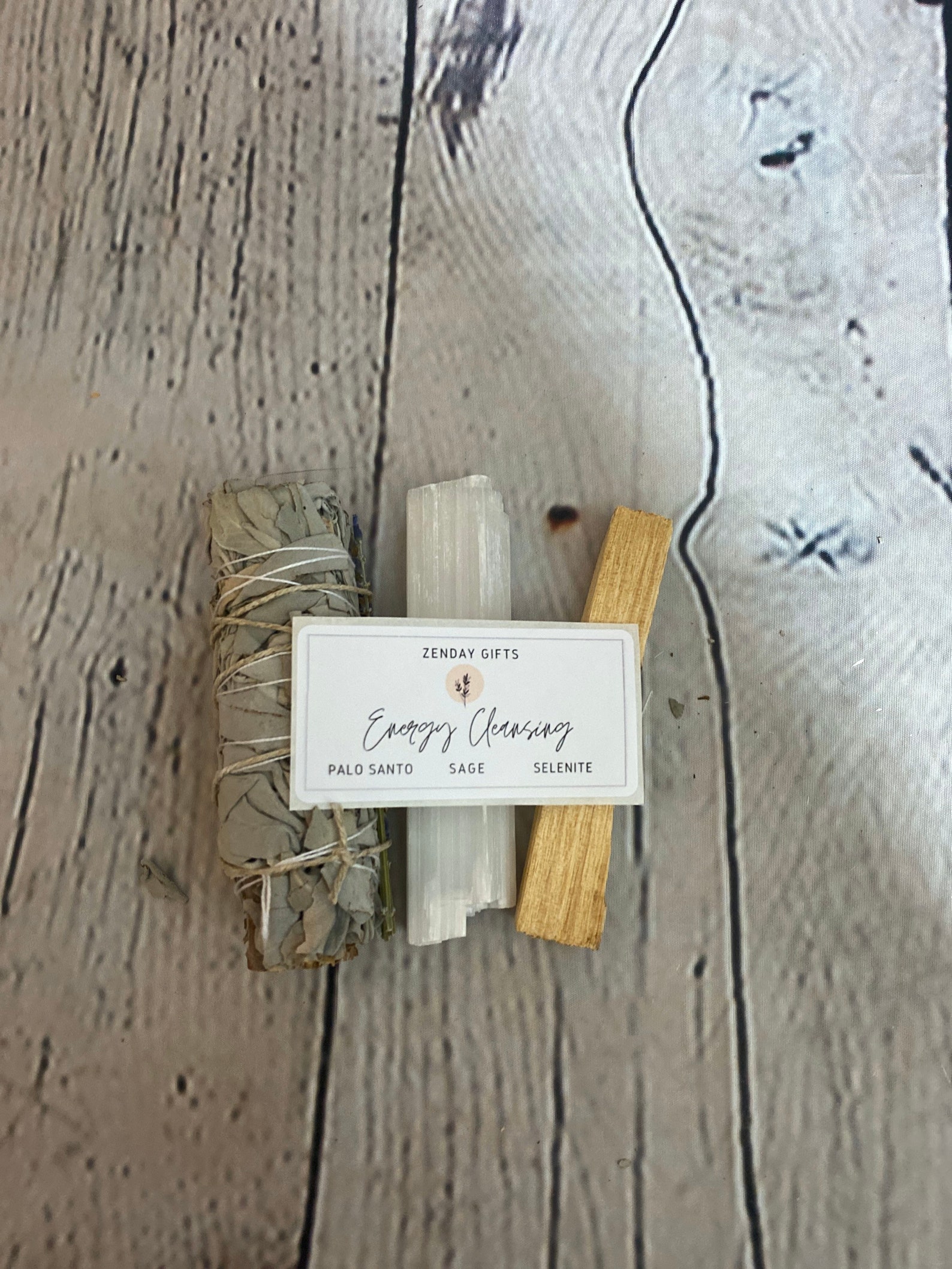 SAGE SMUDGE KIT - Energy Cleansing Ritual Kit, Smudge Stick, Lavender ...