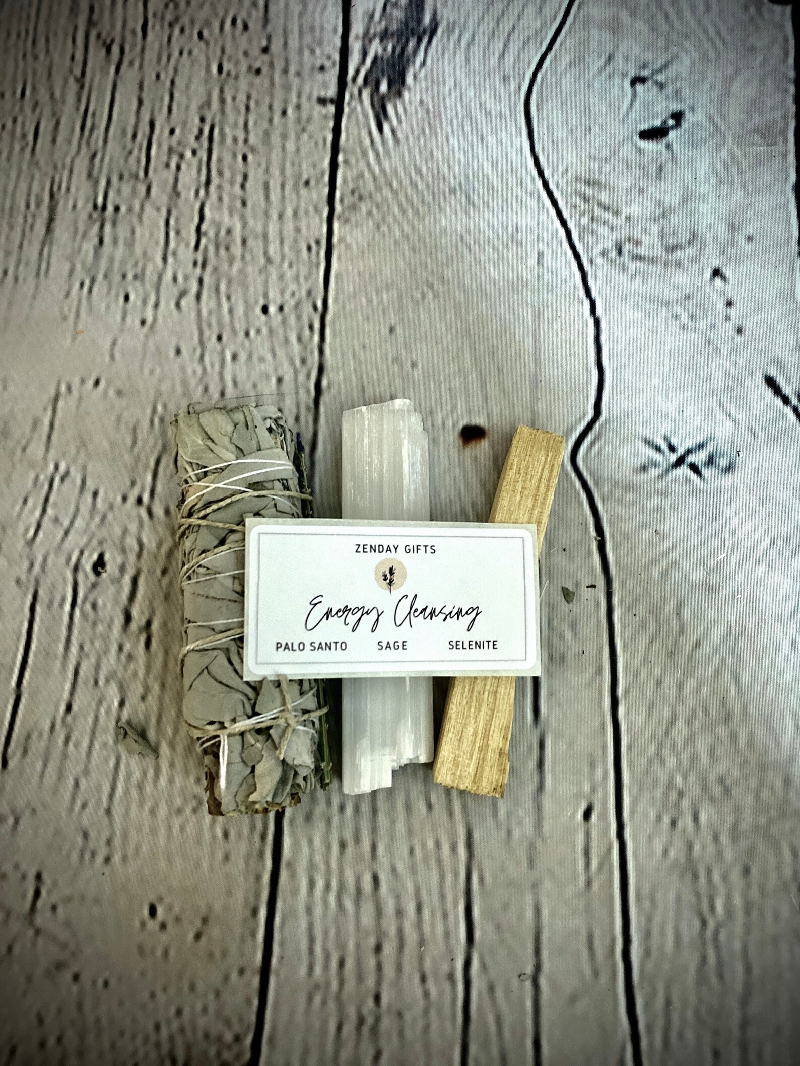 SAGE SMUDGE KIT - Energy Cleansing Ritual Kit, Smudge Stick, Lavender ...