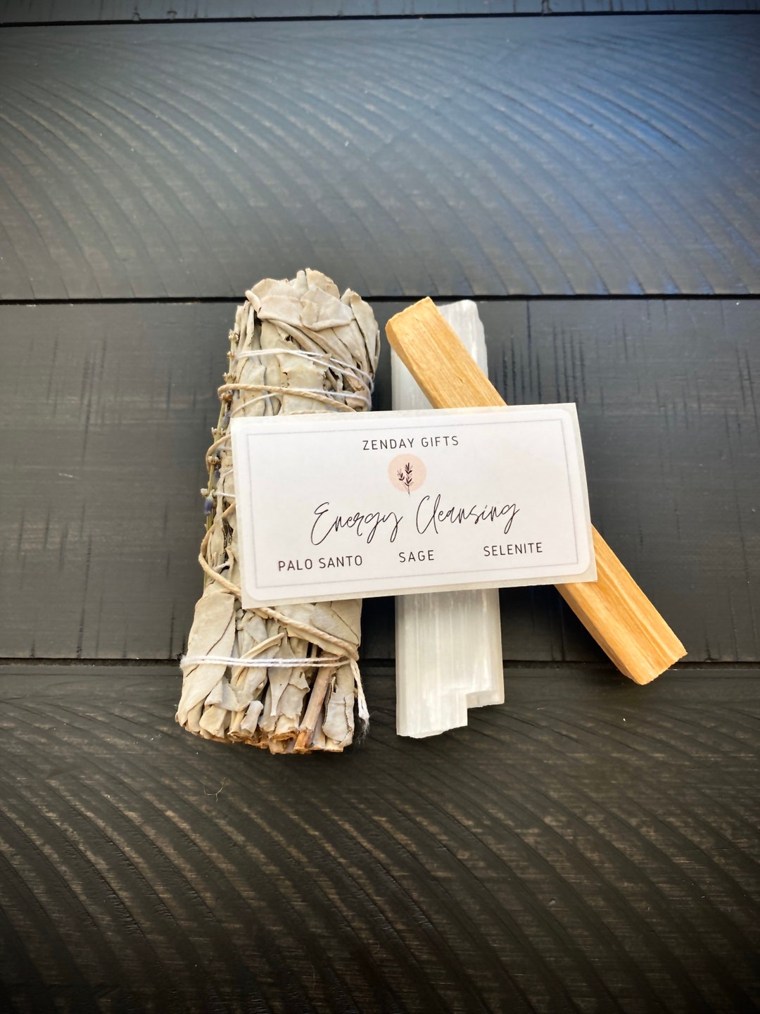 SAGE SMUDGE KIT - Energy Cleansing Ritual Kit, Smudge Stick, Lavender ...