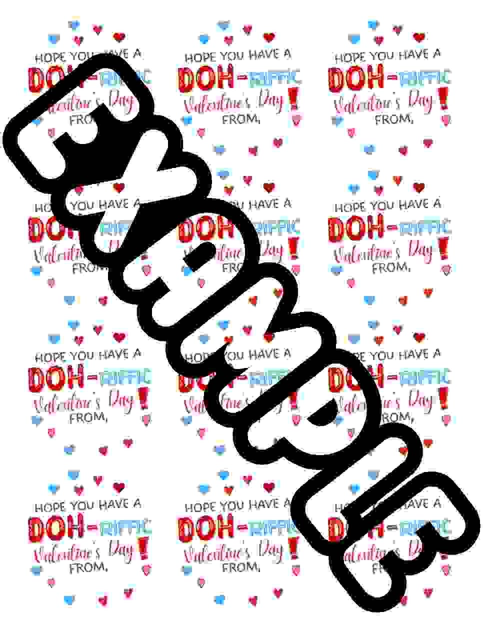 Printable | Digital Download | Canva| Have You Have a Doh-riffic ...