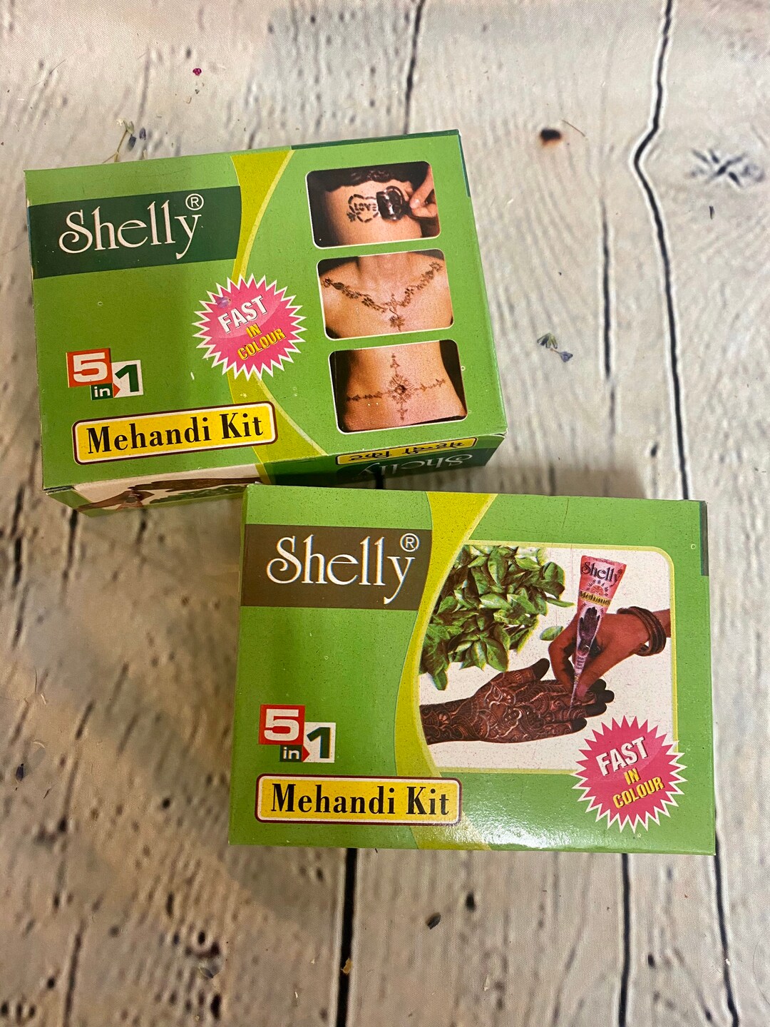 HENNA KIT Henna Powder, Henna Oil, Design Stencil, Application Cone ...