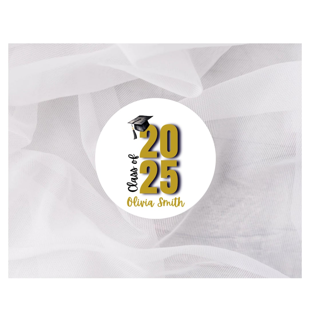 20 Class of 2026 Graduation Labels Printed and Mailed - Etsy