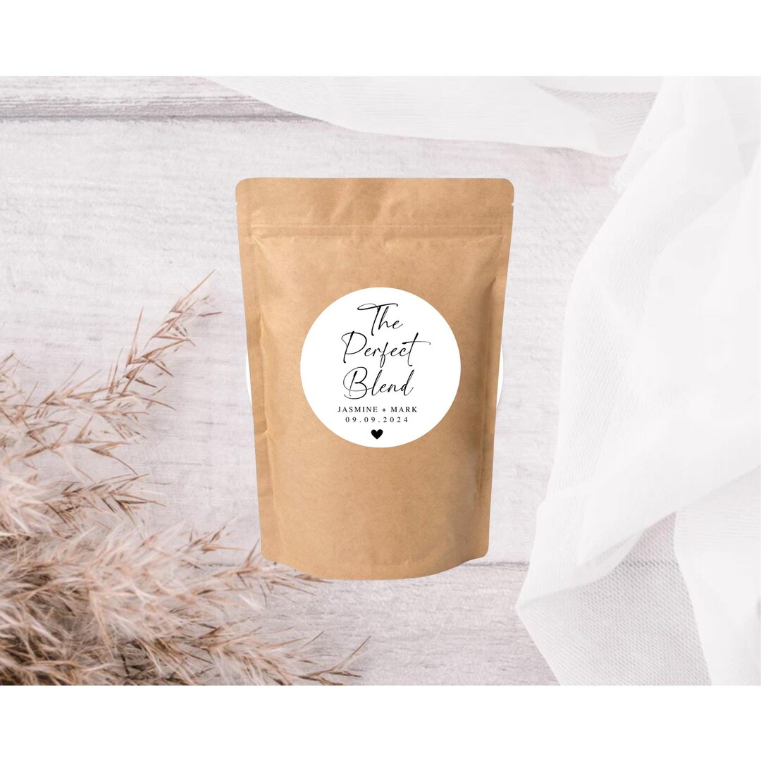 20 Printed the Perfect Blend Labels Stickers | Customized Any Text - Etsy