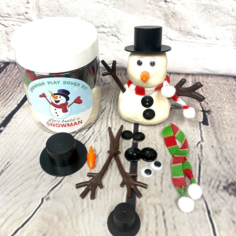 Playdoh Snowman Kit - Etsy