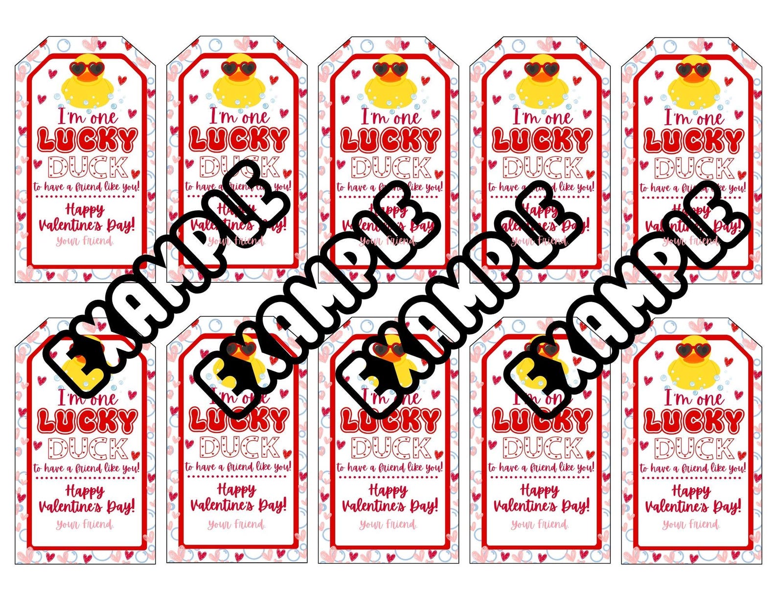 Printable Download I'm One Lucky Duck to Have a Friend Like You ...
