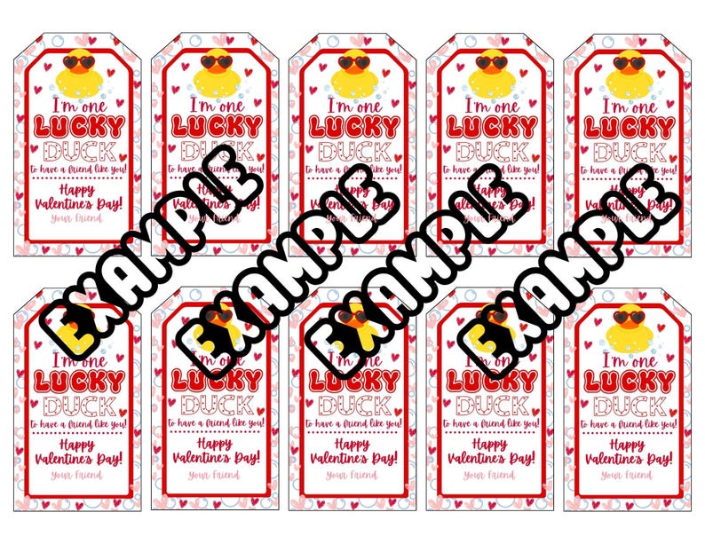 Printable Download I'm One Lucky Duck to Have a Friend Like You ...