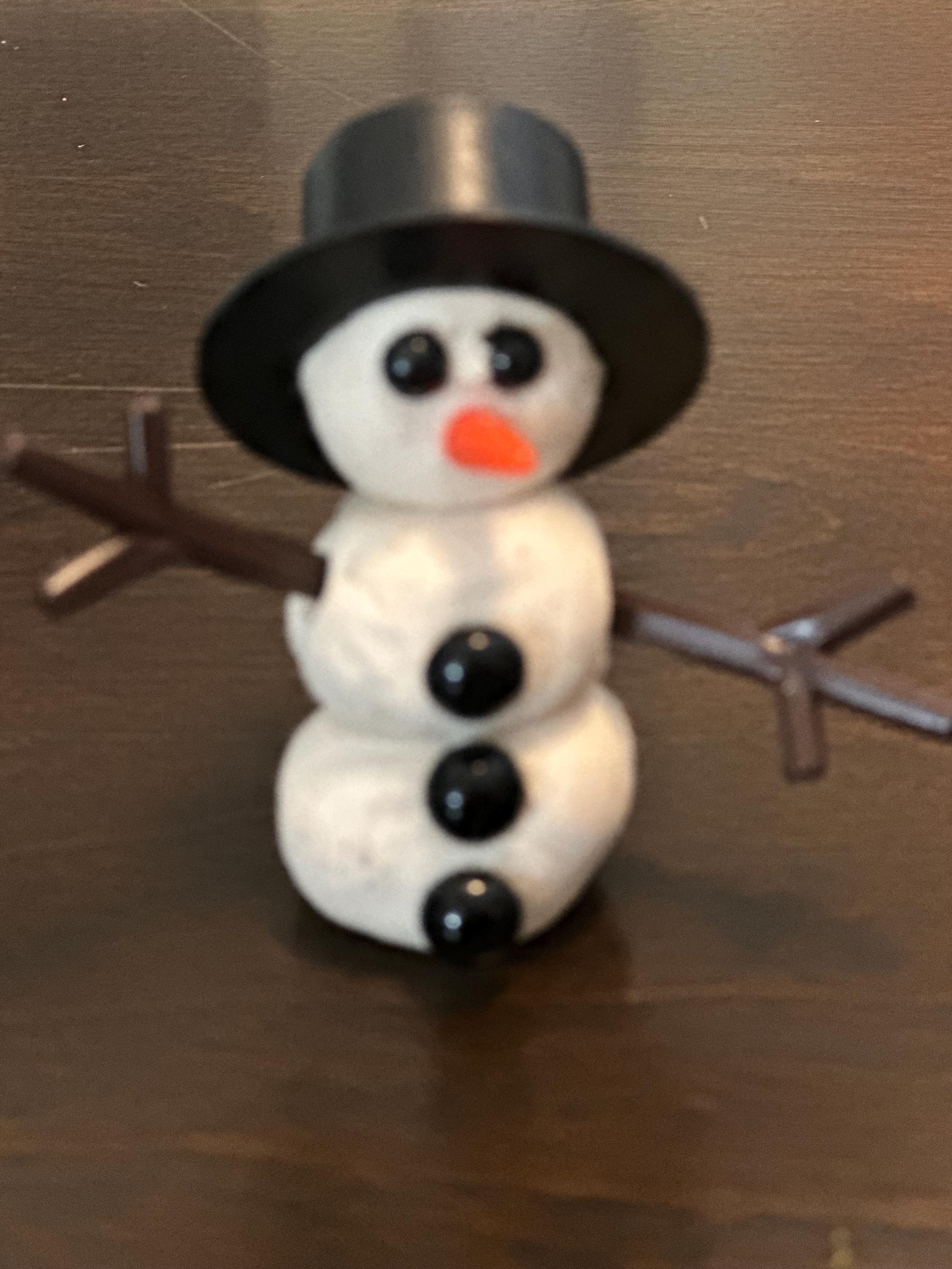 Personalized "build Your Own Snowman" Holiday Play Dough Favors – Ready ...