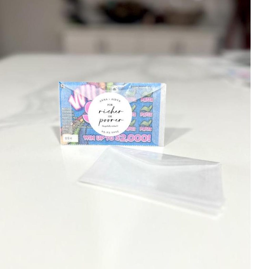 20 for Richer or Poorer Wedding Favor Labels – 2-inch Matte Stickers ...