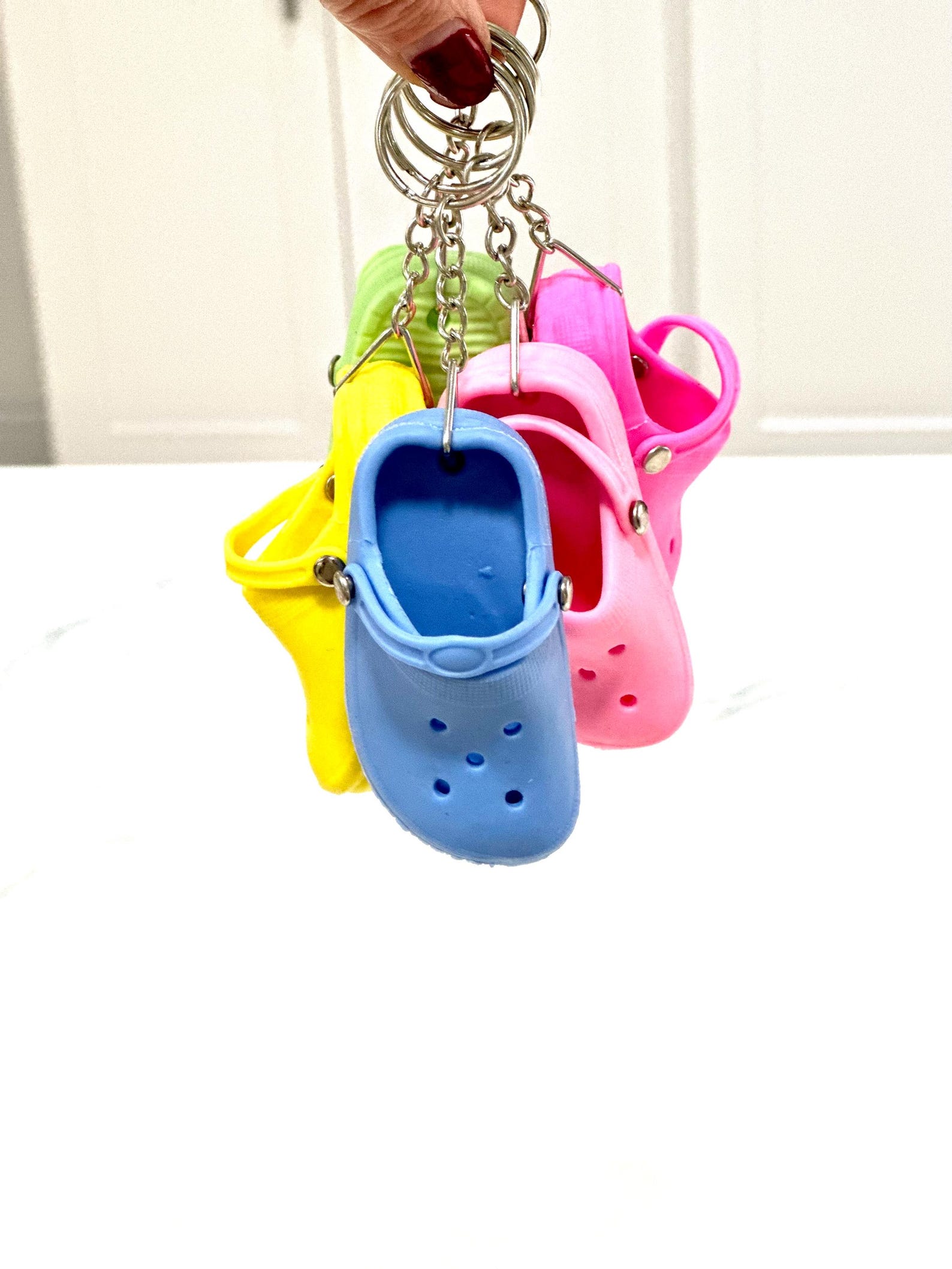 Valentine Croc Keychains – "you Croc My World" Favors With Tag and ...