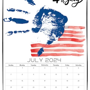 2026 Keepsake Handprint Calendar Parent Student Gift - Etsy
