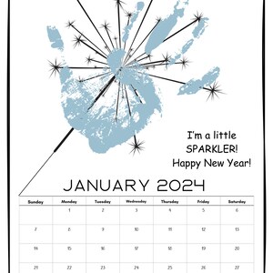 2026 Keepsake Handprint Calendar Parent Student Gift - Etsy